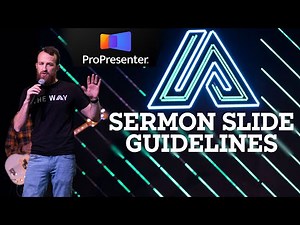LIVE STREAMING 🔴 Design GUIDELINES for BETTER Sermon Slides | ProPresenter 7