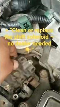 “Shift Solenoid FIX 🔧 | Clean or Replace to Stop Blinking D Light”