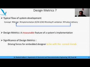 Design Metrics of Embedded Systems :Part- I