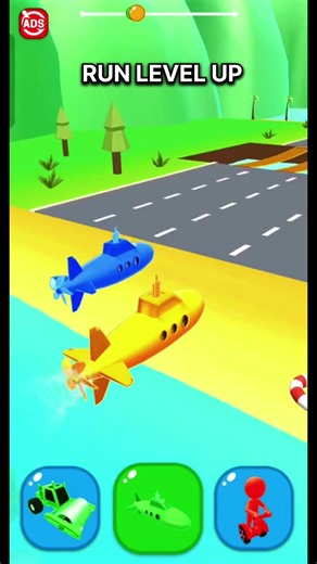 Shape shifting,Lv:-990 Funny Race 3D-Run Game Animeson #shapeshifting #gameplay #shorts