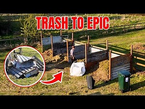 Building these HUGE compost bins from junk changed EVERYTHING!