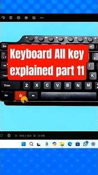 Keyboard all key explained part 11 #keyboard #pankajtechsolutions #foryou #shorts #techreels