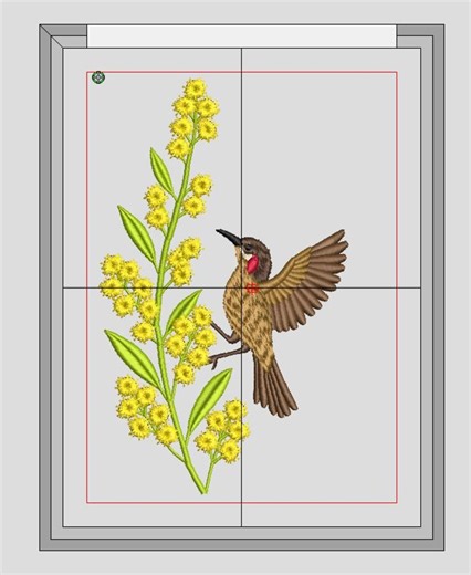 Wattle Heavan — EMB File for Instant Machine Embroidery - Etsy Australia