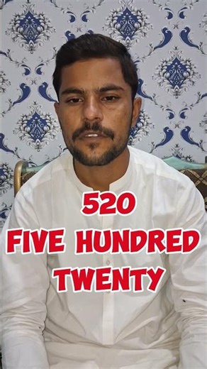 520 in English | Learn English Numbers Easily