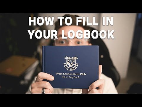 How To Fill In Your Pilots Logbook | Student Pilot