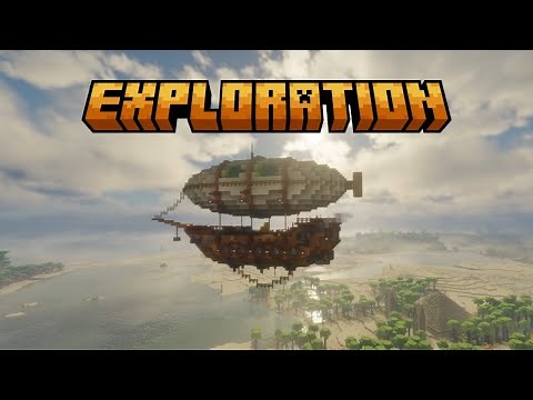 These Mods Revamp Exploration in Minecraft | Lithosphere + Distant Horizons + Eureka! Ships!