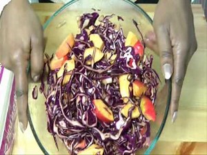 Spiced Red Cabbage (mircrowave recipe)