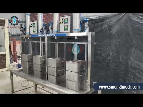 4 Head Pneumatic Paneer Pressing Machine | High-Speed Automatic Paneer Press | S M Engineering