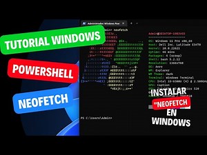 Cómo instalar "NEOFETCH" en WINDOWS (cualquier versión)