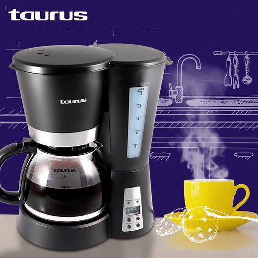 11K views | Cafetera programable de 12 tazas. ¡Café a cualquier hora con Bequia Digital! Disponible en: bit.ly/2JY1BXv | Taurus México | Facebook