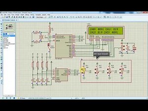 PIC16F84A Reads Analog Voltages From MCP3204 12 bit SPI ADC