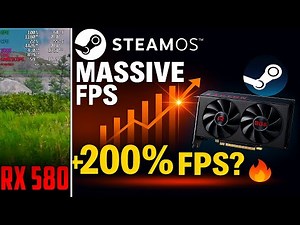 RX 580 2048SP + SteamOS = Surprising FPS Gains! 🔥 (2025 Benchmark)