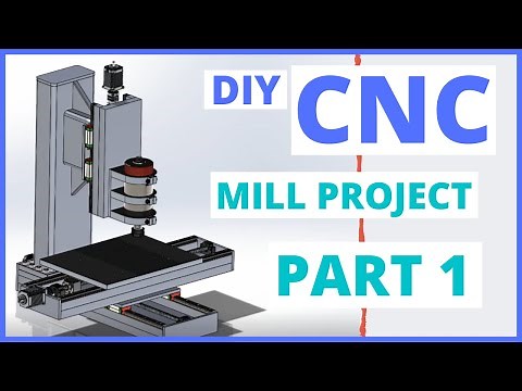 DIY CNC Milling Machine Build - (Part 1) - CNC Mill CAD design and the Y axis