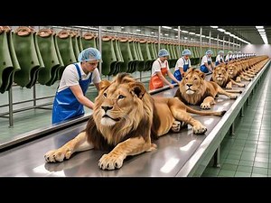 Inside the Lion Leather Factory — How Premium Lion Leather Becomes Luxury Travel Bags (Full Process)