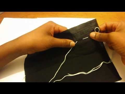 How to Baste Stitch - Tacking Stitch : Beginners Hand Sewing & Embroidery DIY