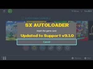 SX AutoLoader 9.1.0 para Jogar Jogos XCI Sem Entrar no Álbum Nintendo Switch SXOS 2.9.3