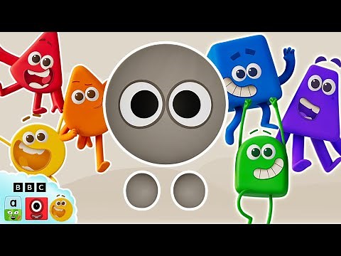 🌈 Colourblock Grey and Rainbow Friends! 🌈 | Learn Colours | Learningblocks