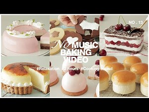 2 hours No Music Baking ASMR Video | Relaxing Sounds for Sleep | Cake, Cheesecake, Cookies, Dessert