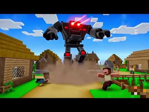Minecraft Robot Vs Army. Part 3 #minecraft #viral #viralvideo #trending 
