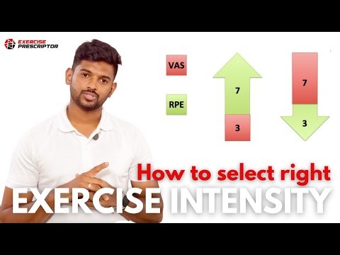 How select right exercise intensity during rehabilitation? A Physio guide