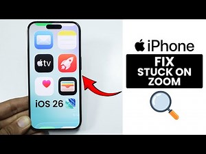 [iOS 26] Fix iPhone Screen Zoomed In Stuck Problem - Lockscreen Zoom Stuck