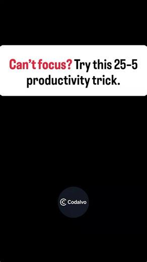 25–5 Technique Explained | Simple Productivity Trick to Improve Focus