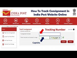 How To Track Consignment In India Post Website Online