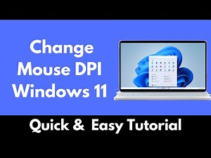 How to Change Mouse DPI Windows 11