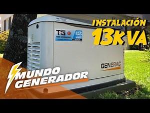 ▶INSTALACIÓN de un GENERADOR *GENERAC* 13kva - MundoGenerador⚡