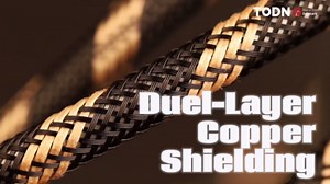 TODN RCA Subwoofer Y-Splitter Cable 1 Male to 2 Male for Audiophile with OCC-Core and Dual Shielded for Sub/Amps/Speaker/Receivers (3ft/1m)