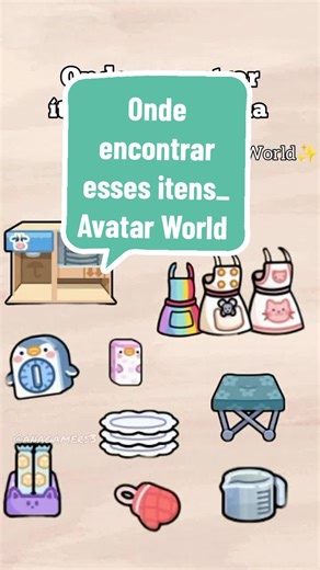 Itens para Cozinha e Decoração - Avatar World