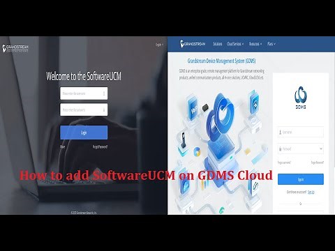 SoftwareUCM & GDMS Integration | UCM PBX to Grandstream Cloud Step-by-Step