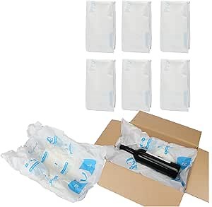6 Pack 18" x 18" White Expanding Foam Packing Bags