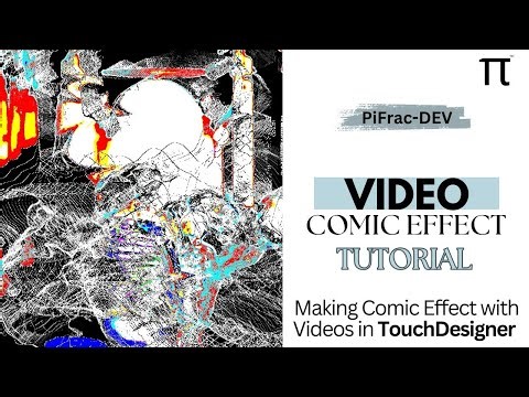 Video Comic Effect with Feedback Loop - TOUCHDESIGNER Tutorial