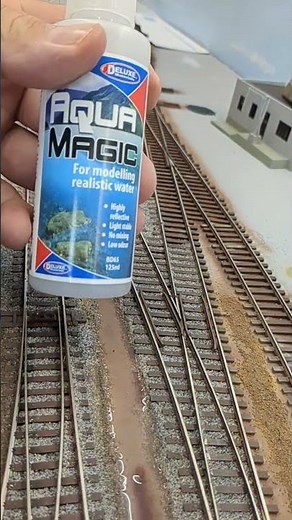 Making Puddles on the HO Scale Layout .
