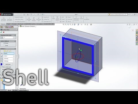 SOLIDWORKS - SHELL/HOLLOW in Under a Minute