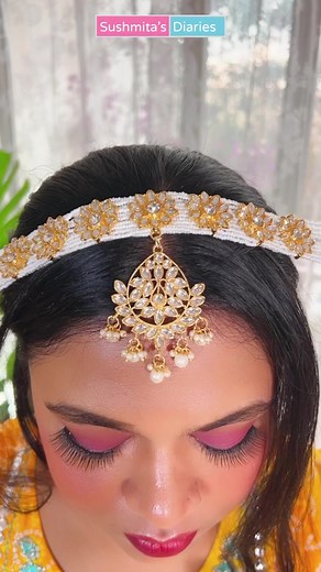 How To Wear Mathapatti Like a pro! #hairhacks #mathapatti #hairstyles #mangtika #mangtikka #hairjourney #hairaccessories #hairgoals #hairstyle #hairinspiration #hairinspo | Salon Guru India