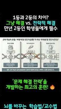 [Techniques to Change Your Brain] The Best Training Method to Make You a 'Problem-Solving Strateg...