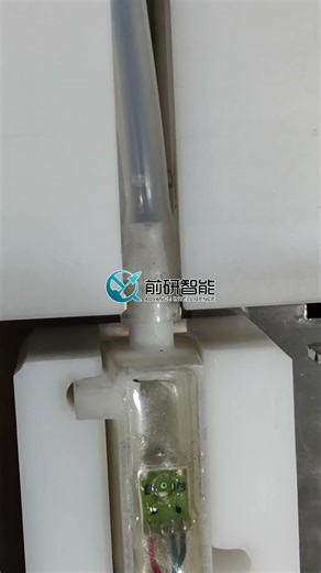 Pressure sensor cannulation machine