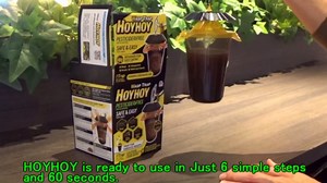 HOY HOY Wasp Trap (1 Unit) - Outdoor Hanging Trap for Yellowjackets, Wasps, Hornets, and Northern Giant Hornets, Food-Based Attractant, Safe, Easy Setup, Up to 30 Days Protection, Made in Japan
