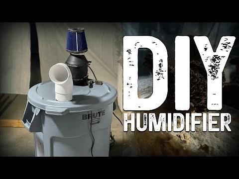 Complete Guide to Building a Movable DIY Can Humidifier for Mushroom Farming