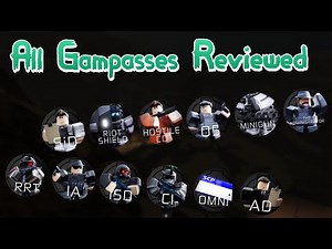 Ranked All Gamepasses || Area-47