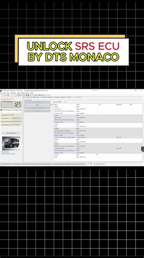 Unlock SRS Airbag ECU with DTS Monaco - What You Must Do After Replacing SRS ECU