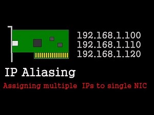 #IP #ALIASING : ASSIGNING MULTIPLE IP ADDRESSES TO SINGLE NIC ON RHEL 8 / CENTOS 8
