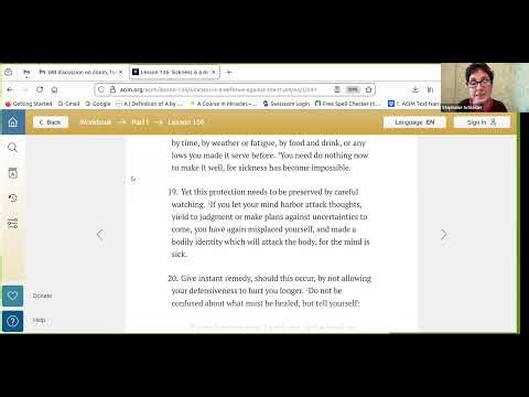 Discussion of A Course in Miracles Workbook - Lesson 136.1-3