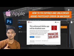 How to Fix Expired and Unlicensed Error with Adobe Photoshop internet block on MacBook 2024