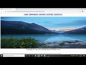 ZIMSEC 2020 O level Computer Practical HTML Web designing Answer