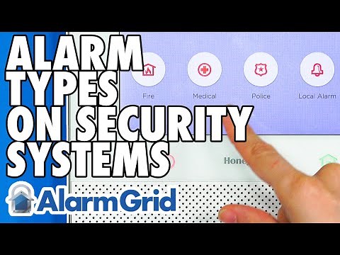 Different Alarm Types on Security Systems