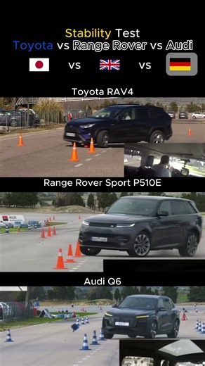 Stability Test : Audi vs Toyota vs Range Rover !!!