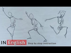 How to Draw Figure - Skeleton step by step